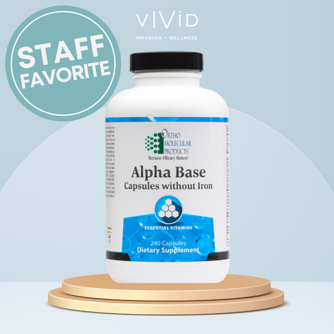 Alpha Base WITHOUT Iron - 240ct | Vivid Infusion + Wellness